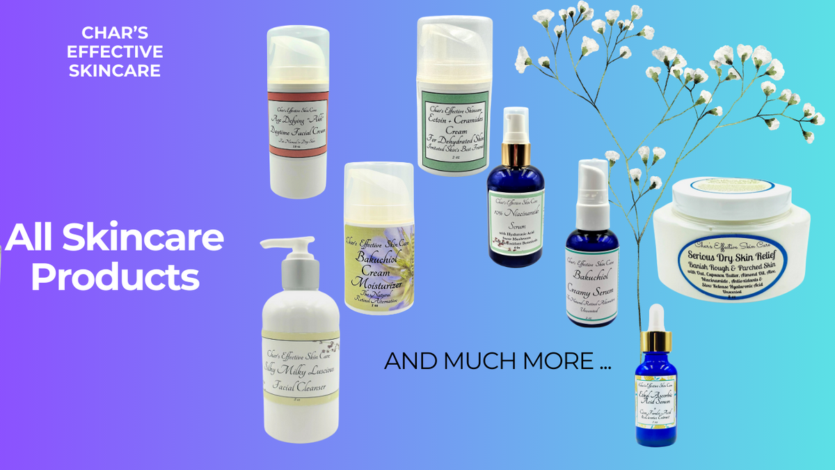 Facial & Bath Skin Care Products/Char's Effectives – Char's Effectives!